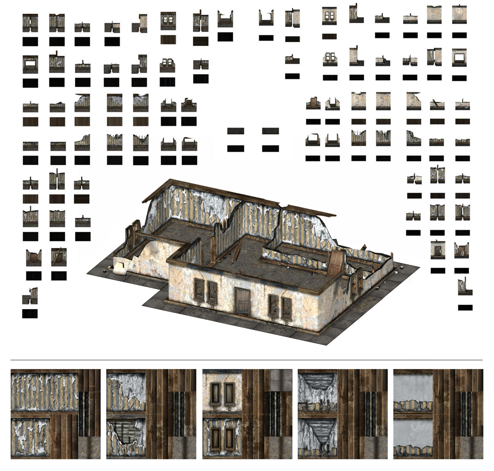 Stone Perales - Fallout: Brotherhood of Steel- Environment Tile Sets