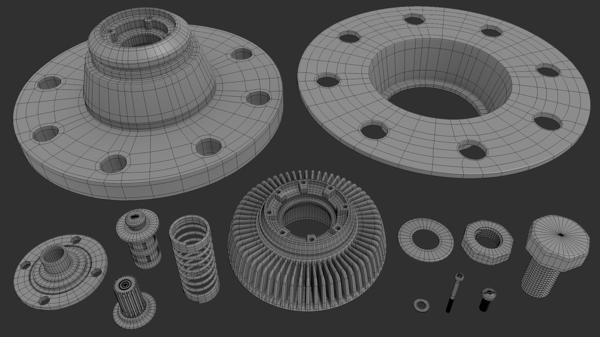 Miguel Lobo - 3D Engine Assembly Animation