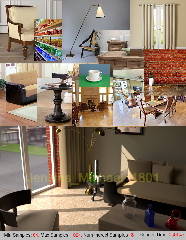 ArtStation - Daytime Interior Render