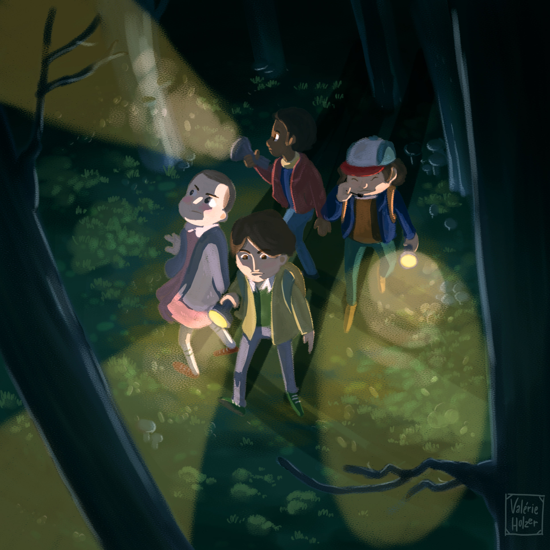 ArtStation - Stranger Things - fan art