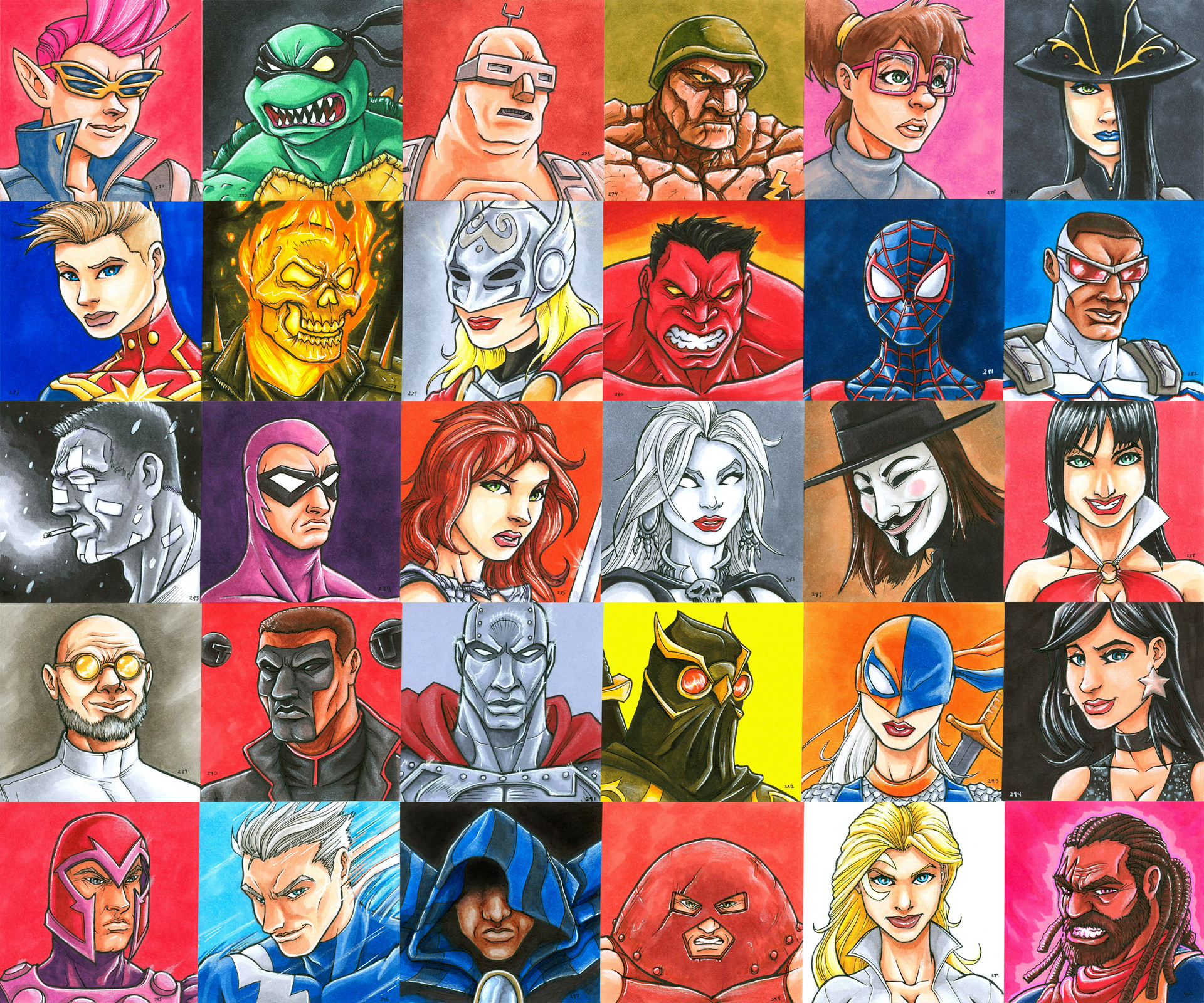 Tom Pollock Jr - The Post-It Project: YEAR 1