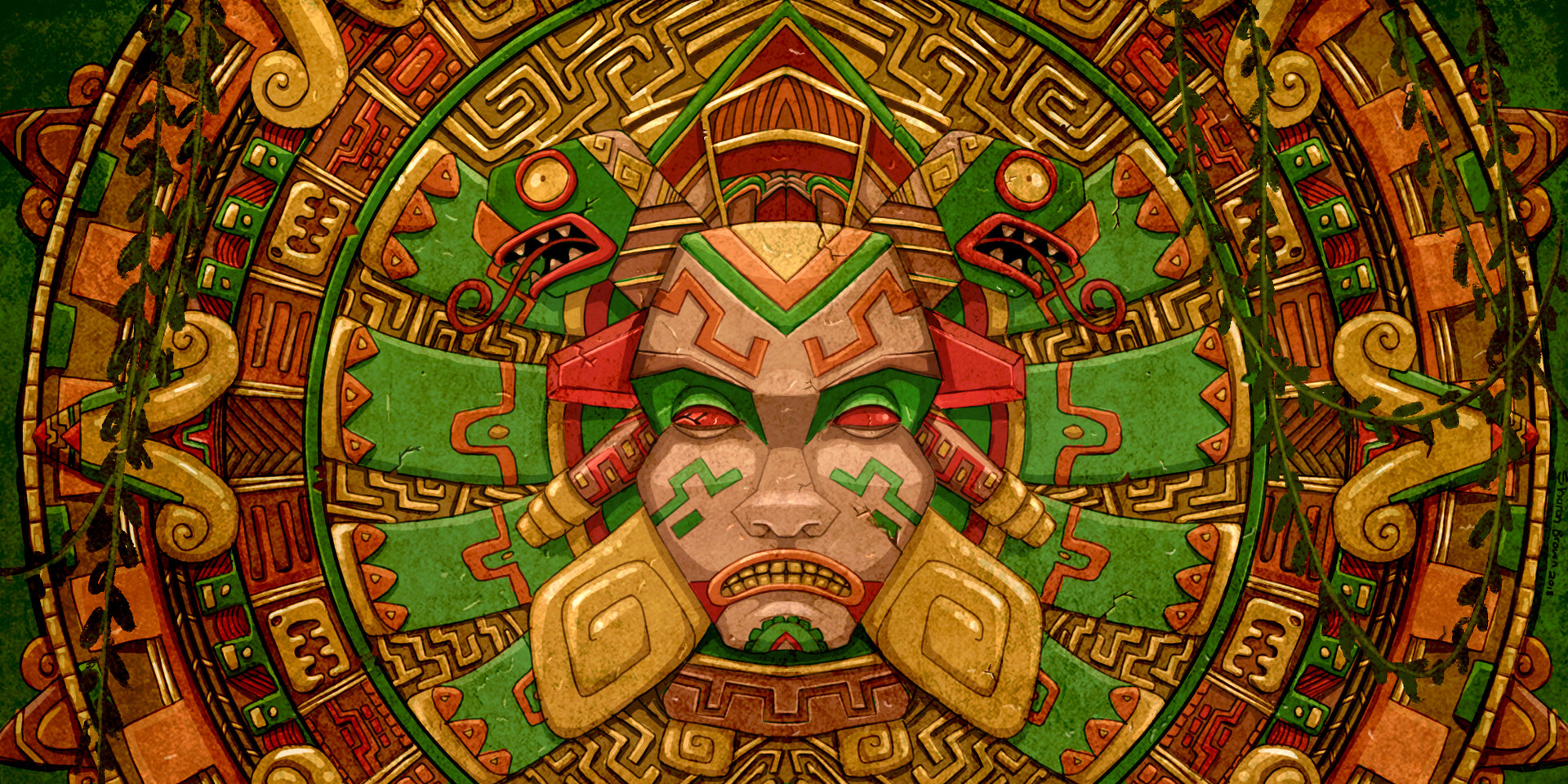 ArtStation - Mayan stone