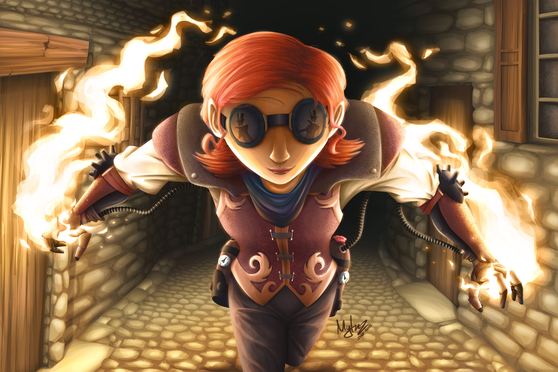 ArtStation - Steampunk Arsonist