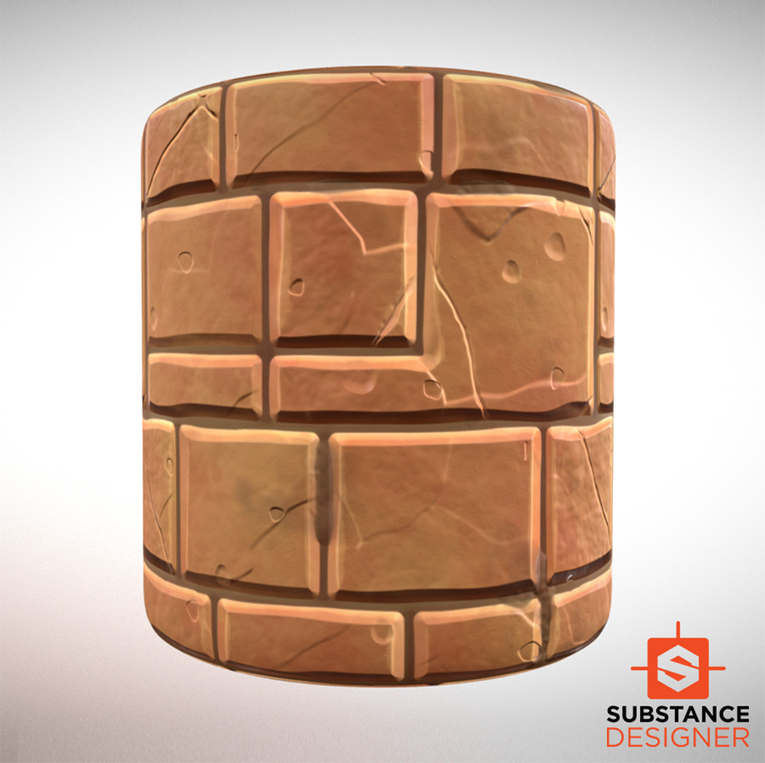 Julián Sánchez - Stylized Brick Texture