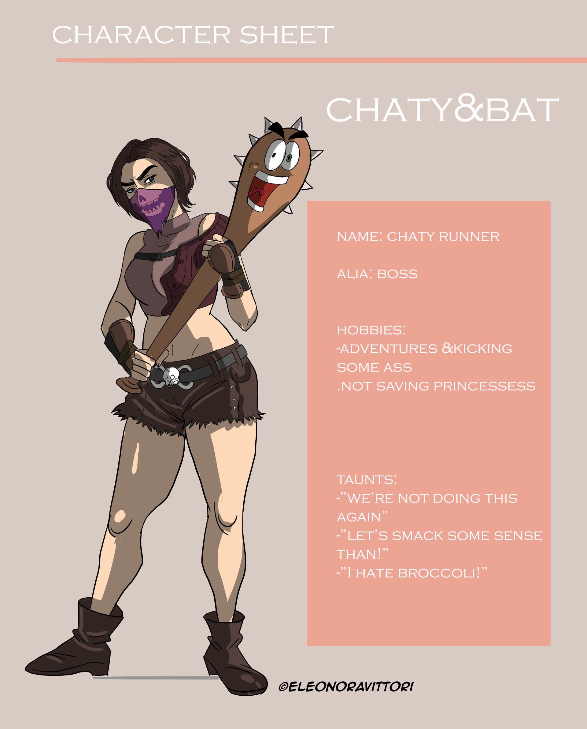 eleonora vittori - Character design (profile)