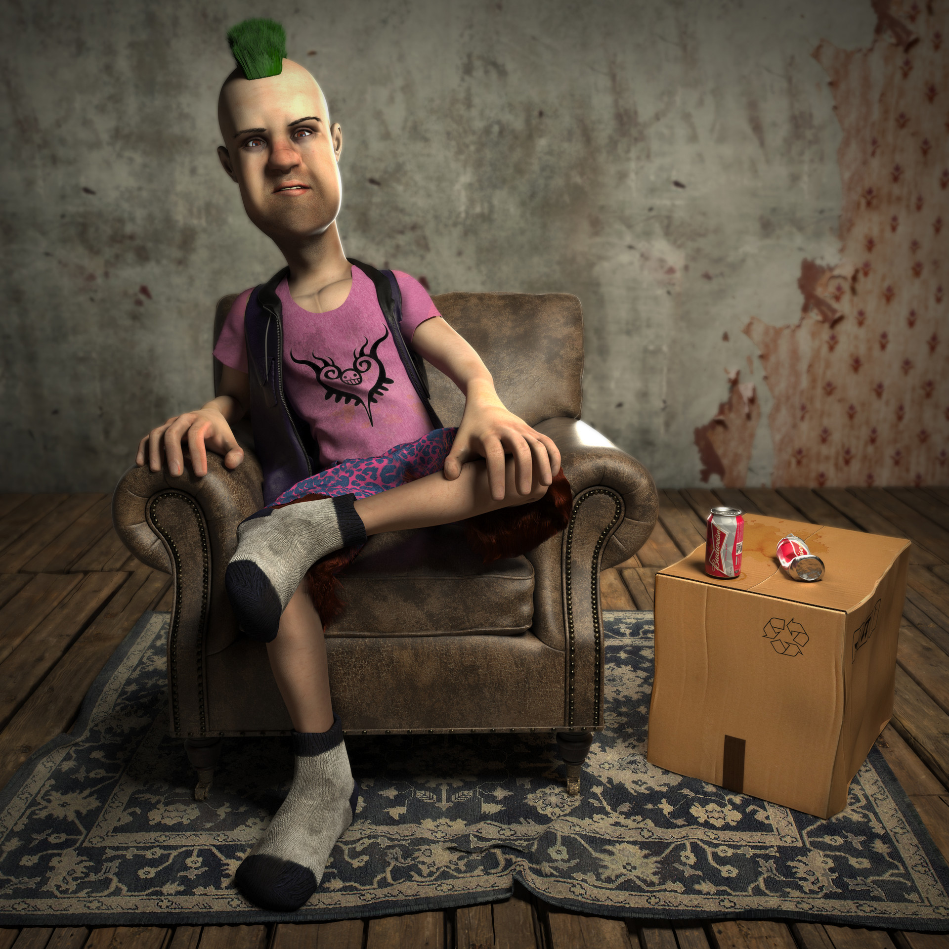 ArtStation - Punk Man