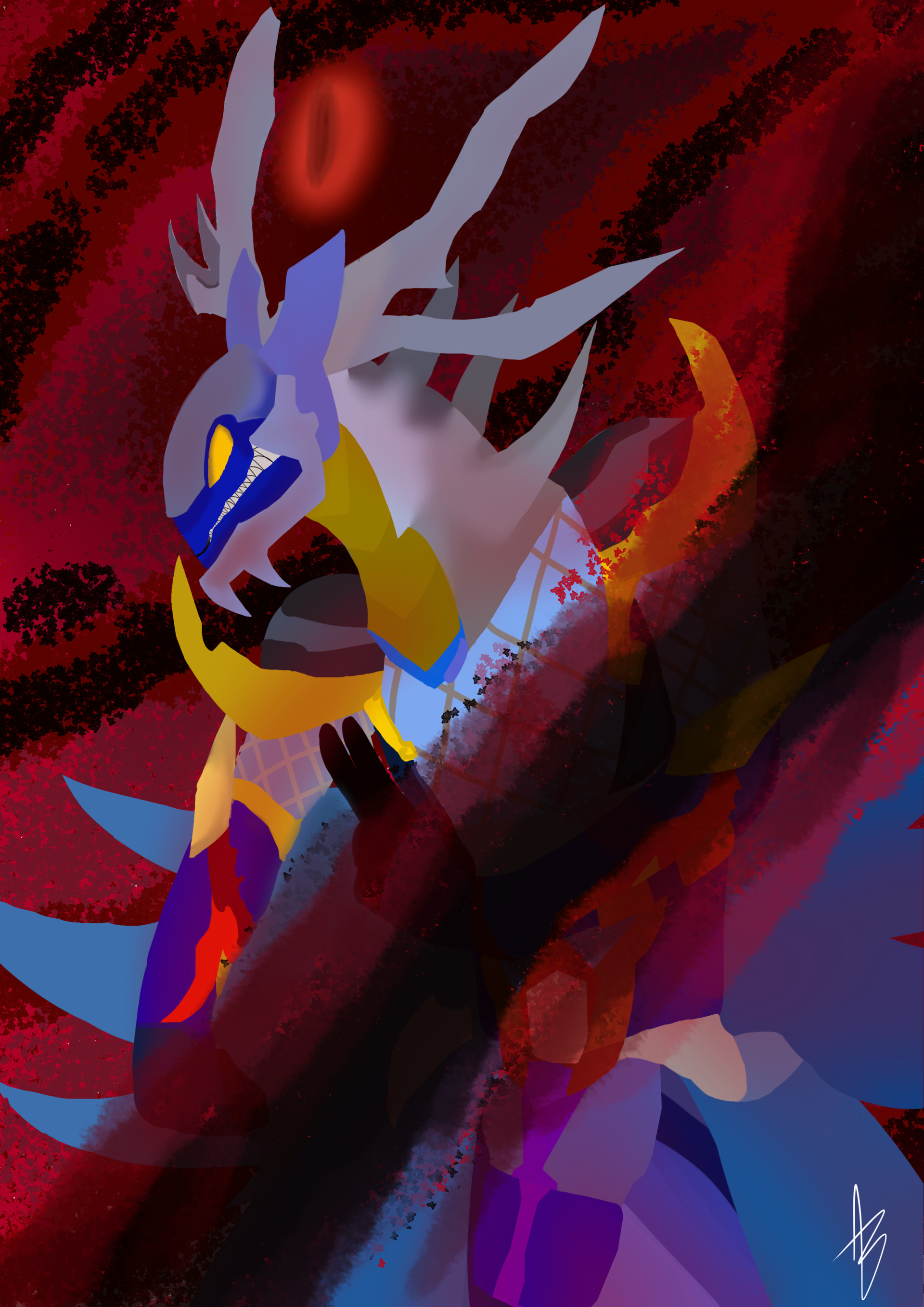 ArtStation - Infernal Demonic Stealth Dragon, Shiranui "Moekasu"