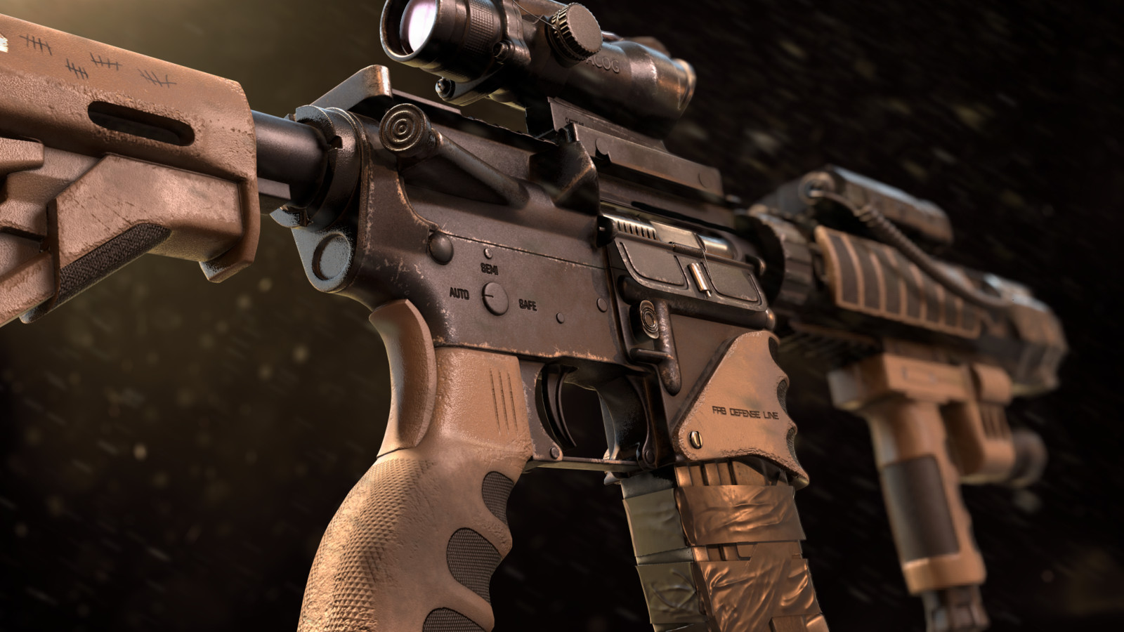 Airam Hernández - M4 Assault Rifle - Fully Customized