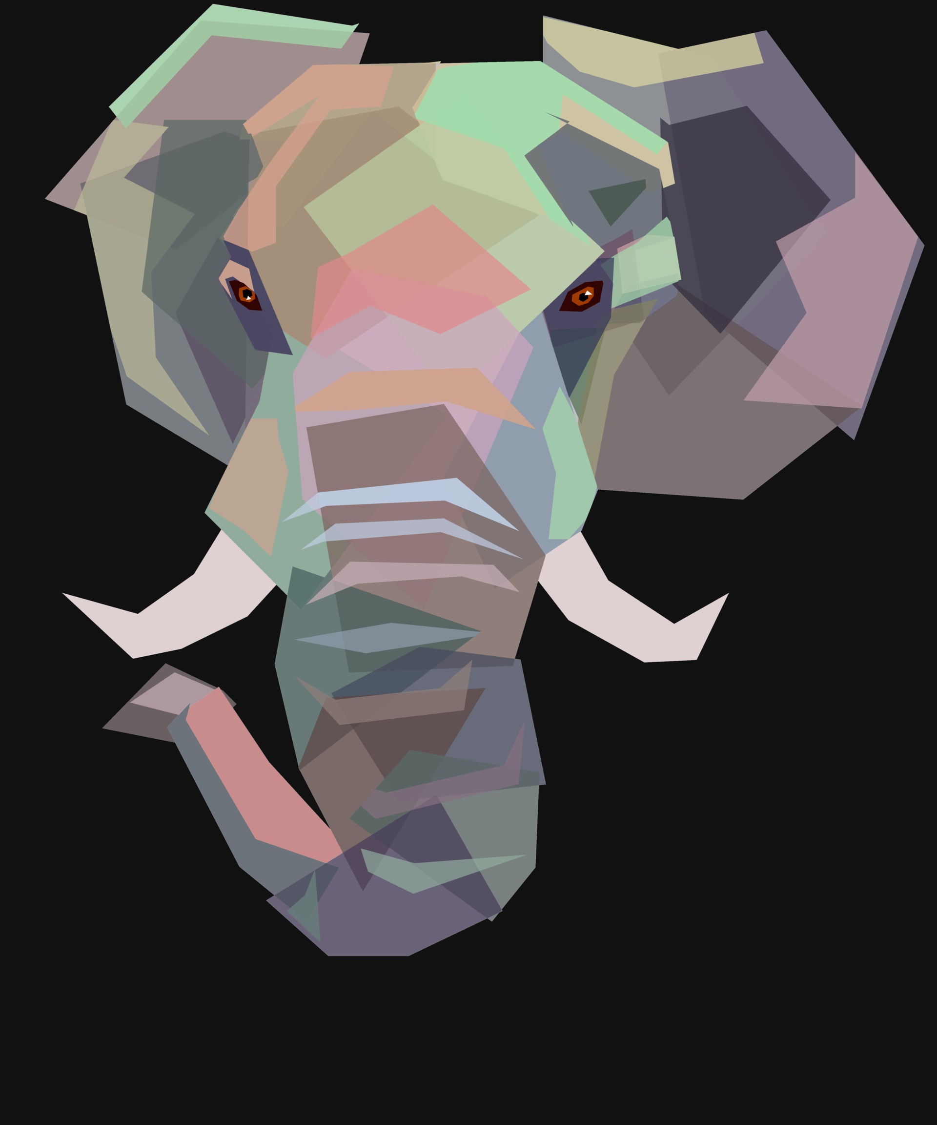 ArtStation - Elephant Mosaic