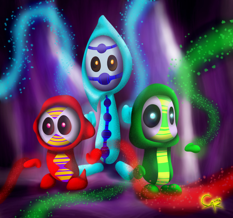 ArtStation - Three Little Magic Imps