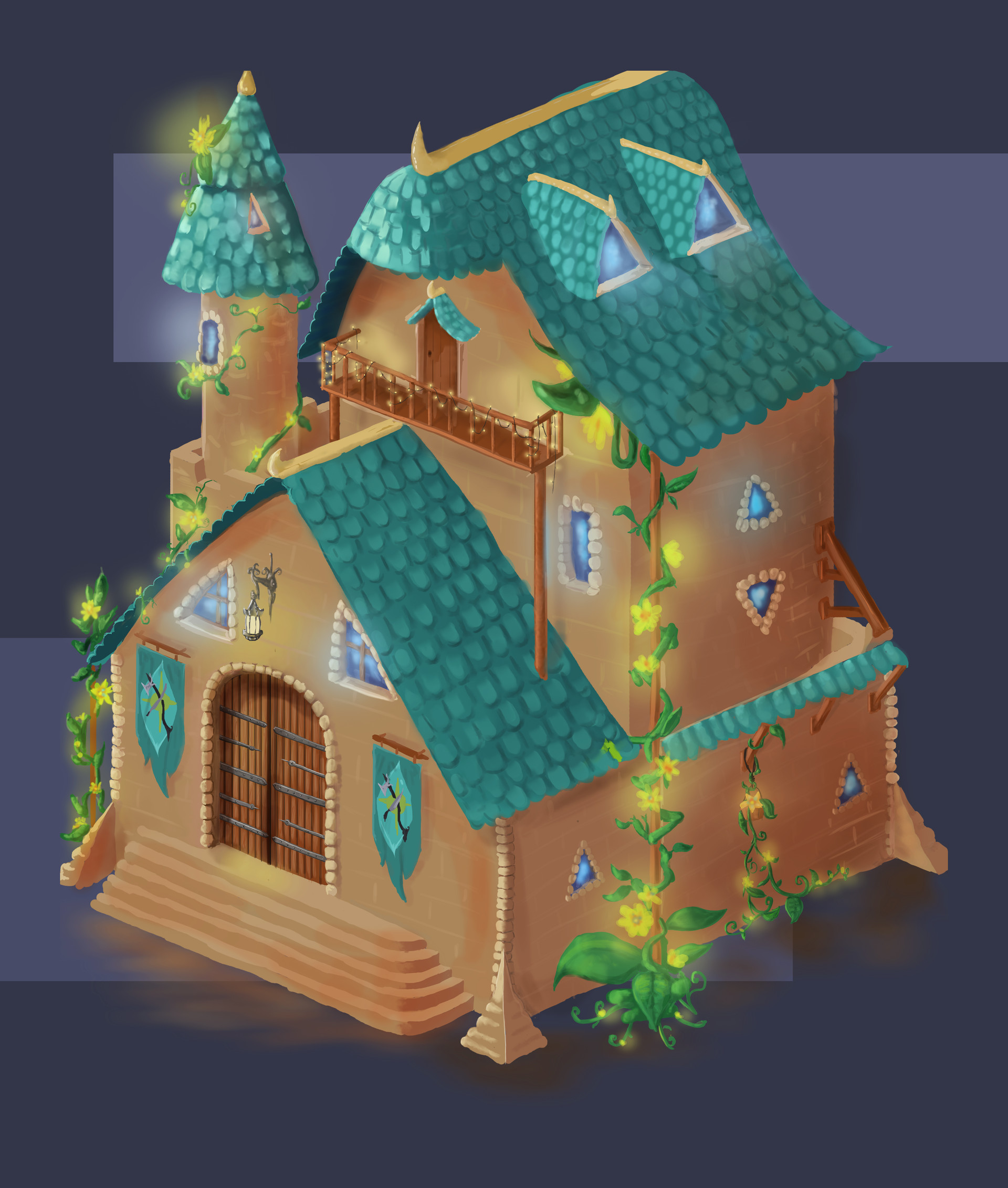 ArtStation - Elves Building