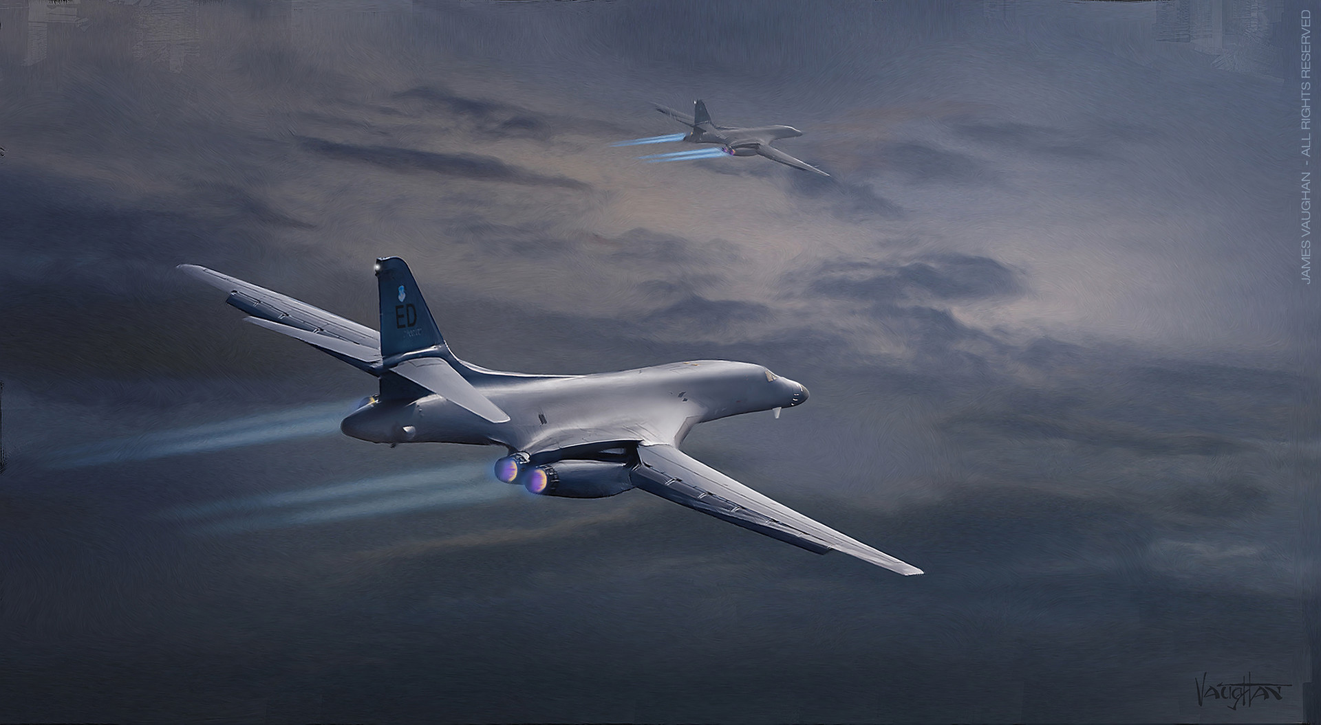 ArtStation - ... concept for Boeing- B-1 bomber
