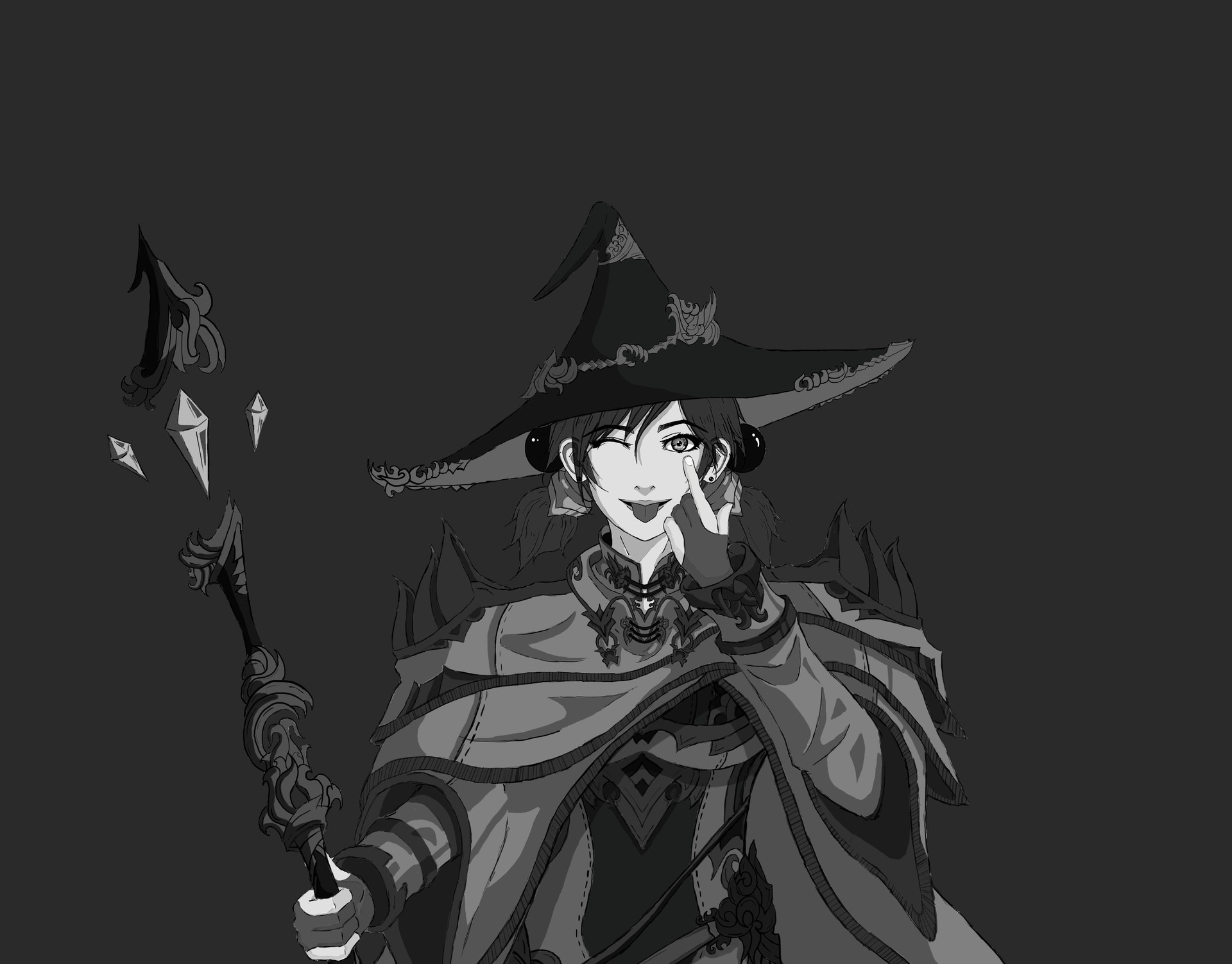 ArtStation - Fire Wizard " Irene