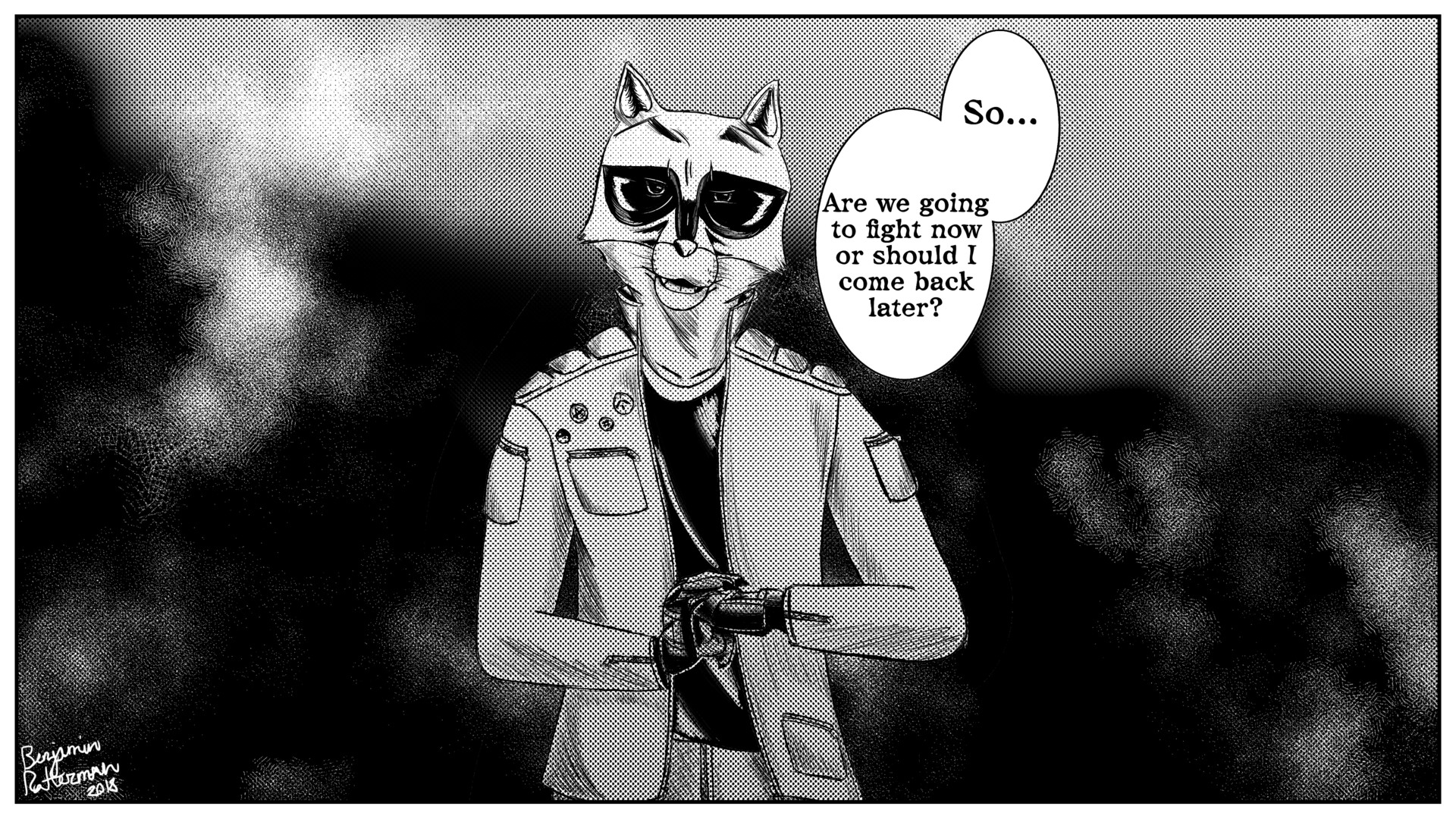 ArtStation - BANDIT Sketch: Ready to Fight