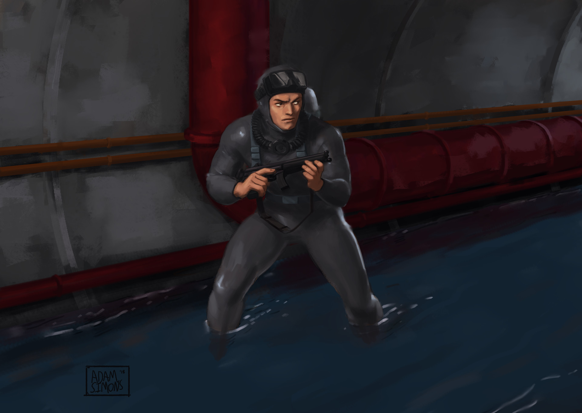 ArtStation - Frogman