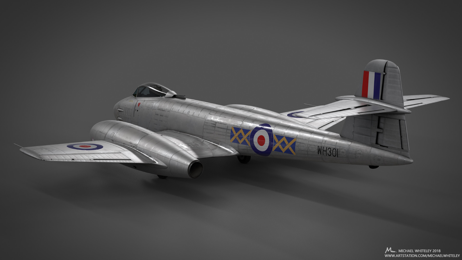 Michael Whiteley - Gloster Meteor F8