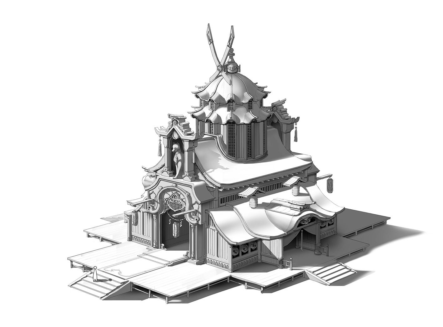 ArtStation - Japanese architecture （1）