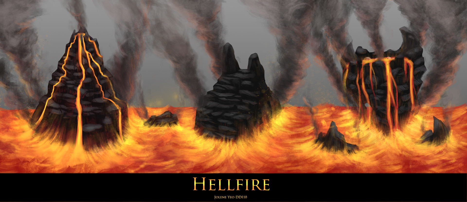 ArtStation - Hellfire Rocks