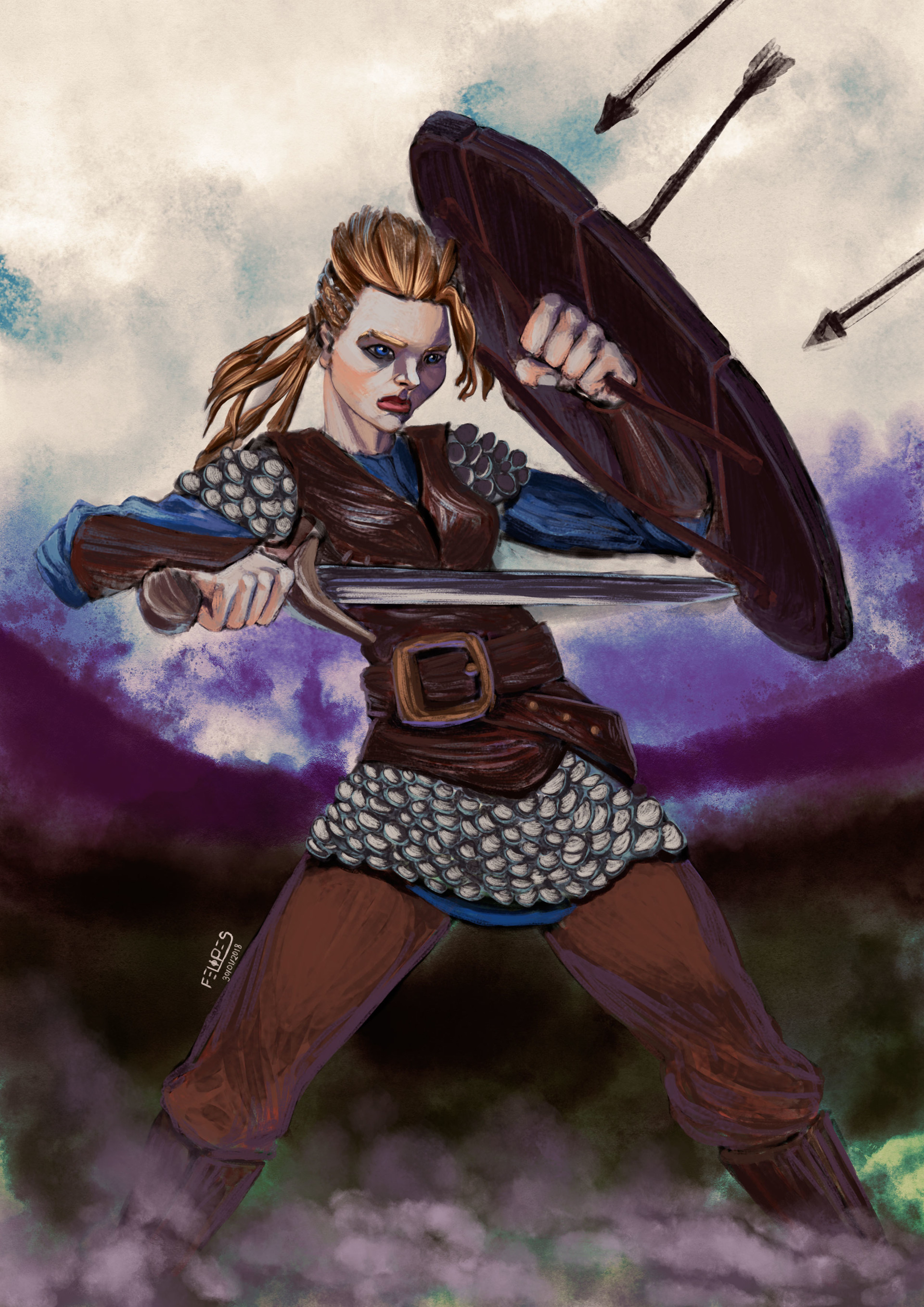 ArtStation - Lagertha Fan Art