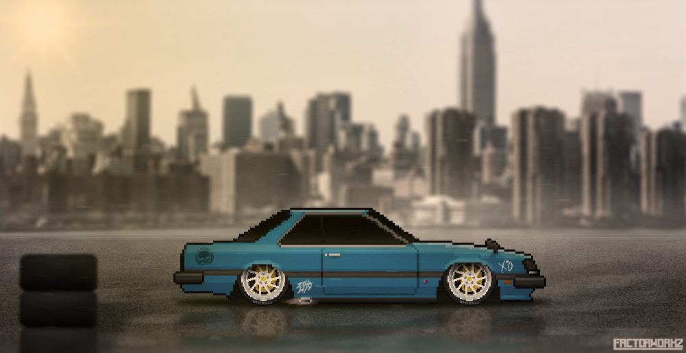ArtStation - Chevette Turbo(Pixel Art)