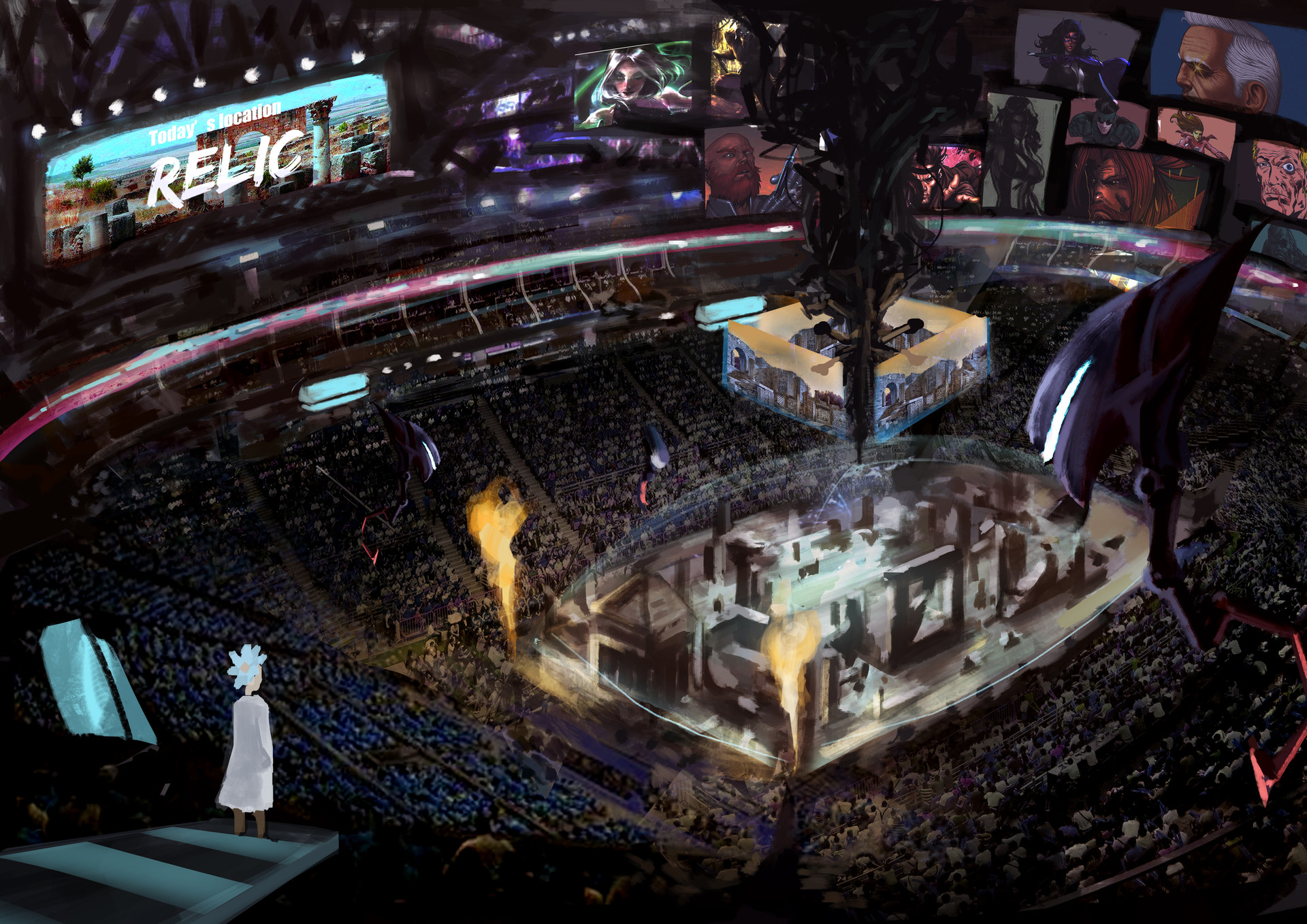 ArtStation - Battle arena