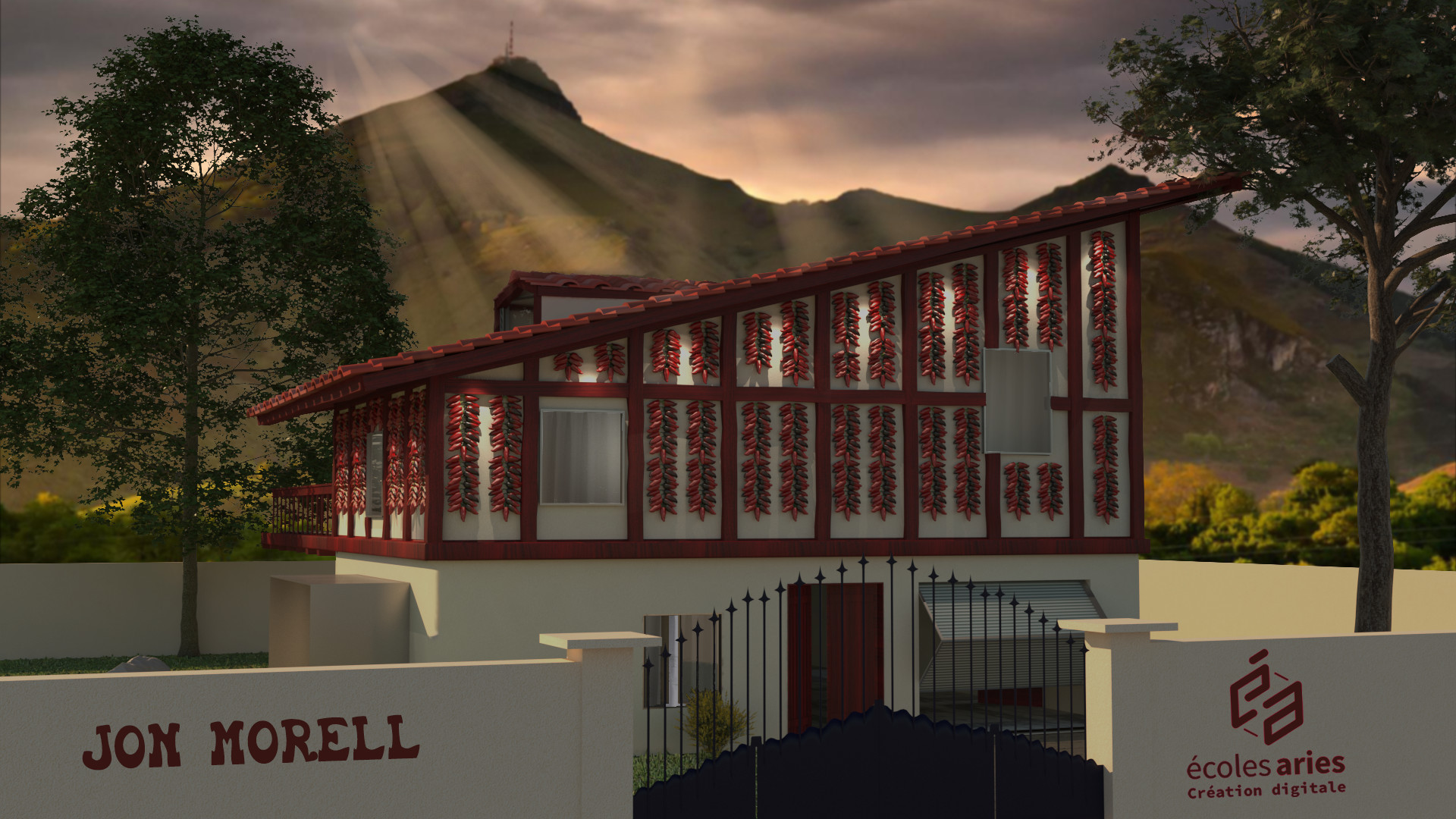 ArtStation - Traditional Basque House, Jon Morell