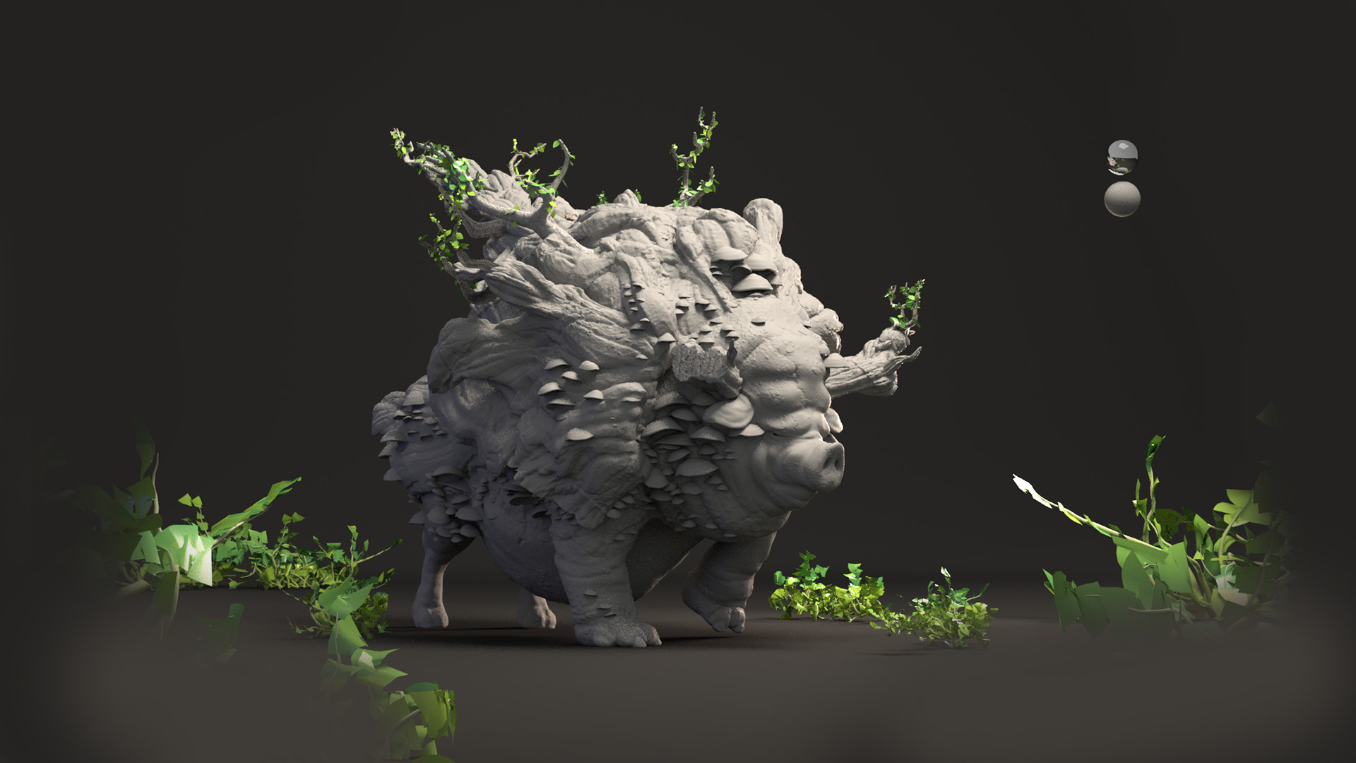 ArtStation - Creature Creature - Pig Beast