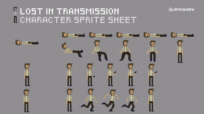 ArtStation - Pixel Art - Game Sprites for Lost in Tranmission