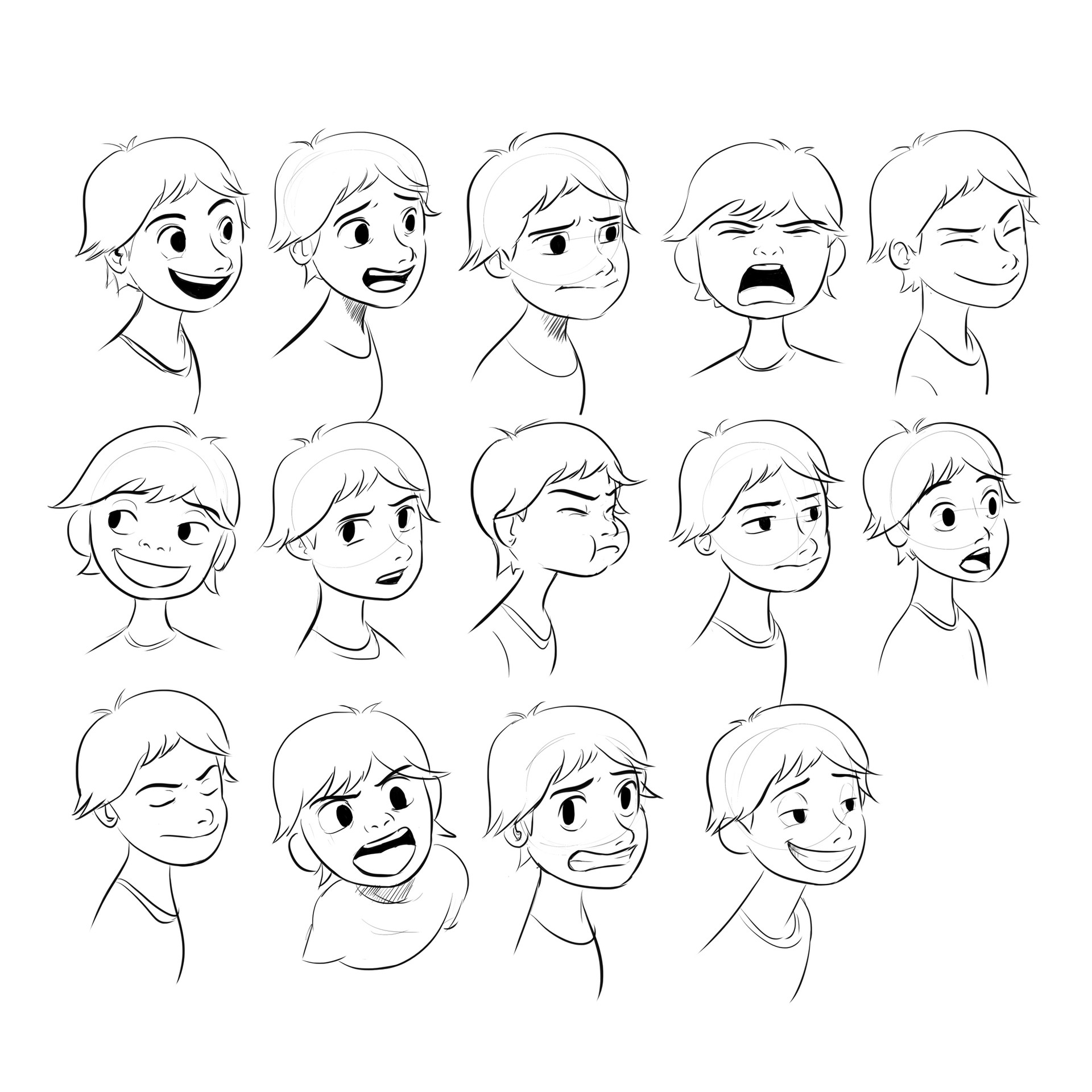 ArtStation - Felipe's expressions