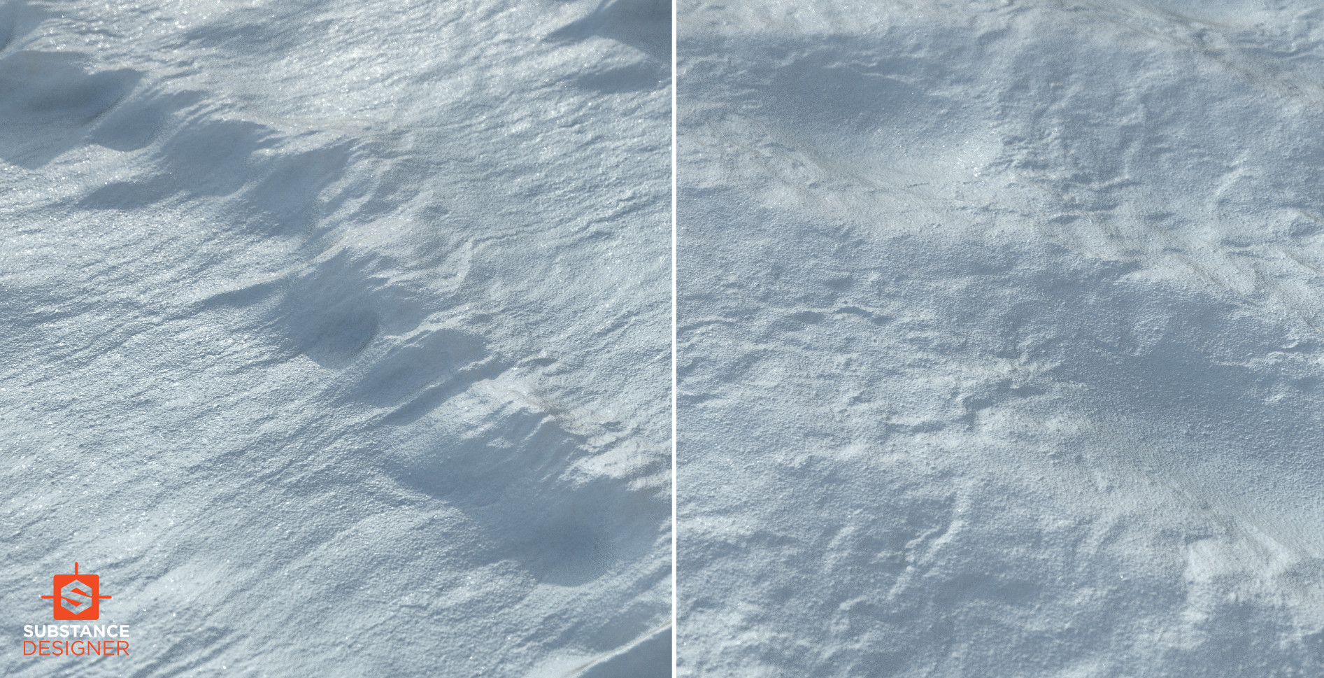 Anaïs Diquet - Snow Material - Substance Designer