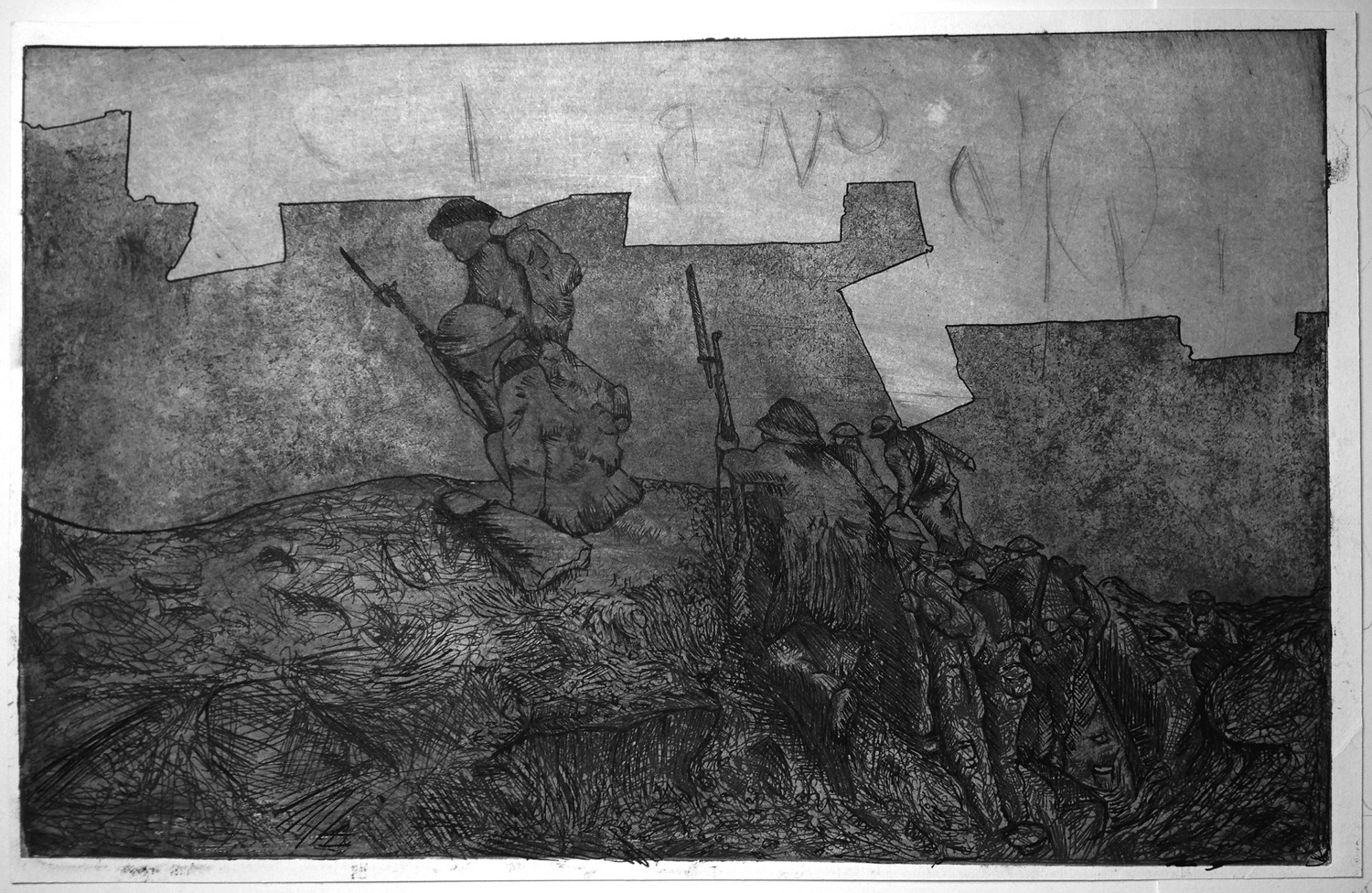 Hickman Design - Hard Ground Etching WW1