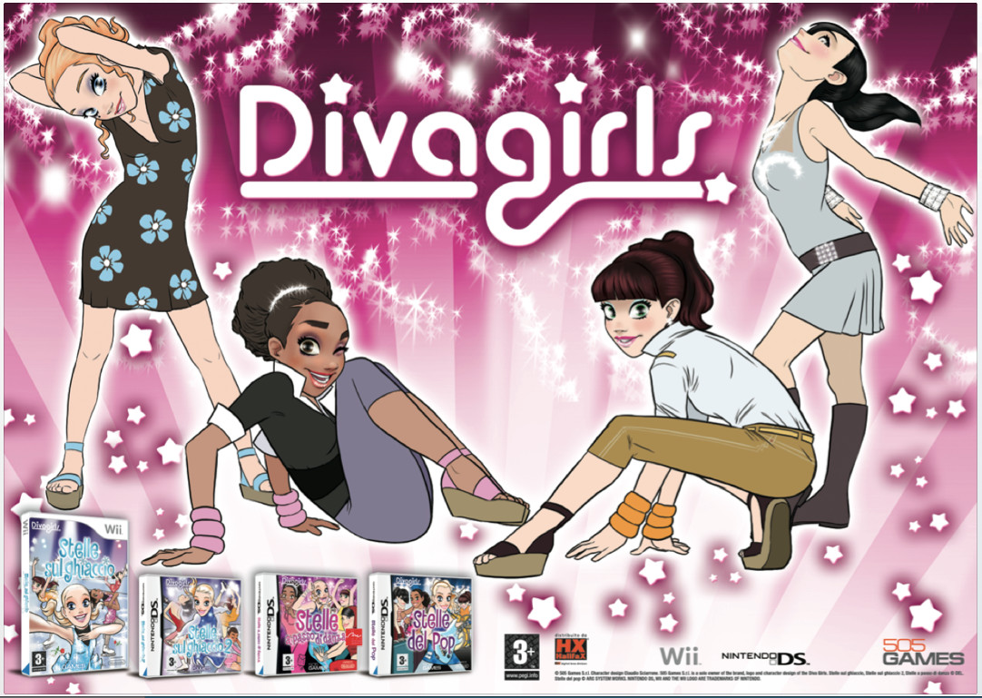claudio sciarrone - Nintendo Diva Girls, publisher 505 Games