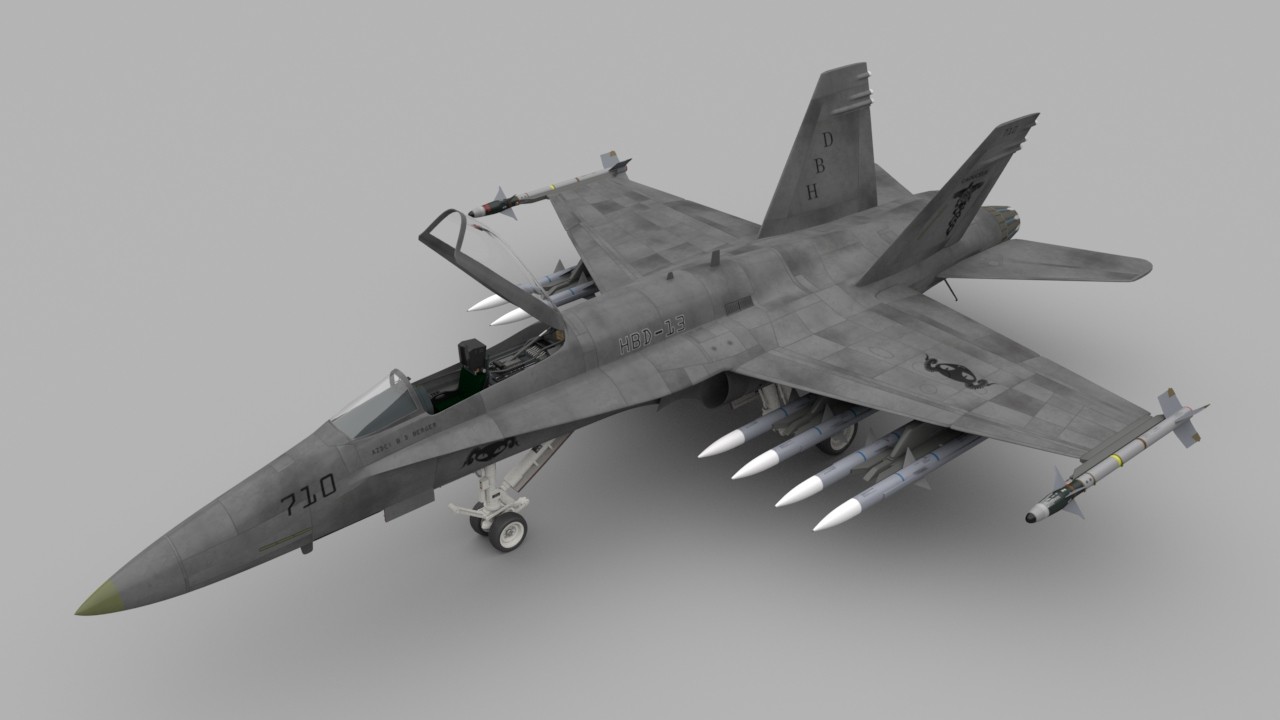 ArtStation - F-18