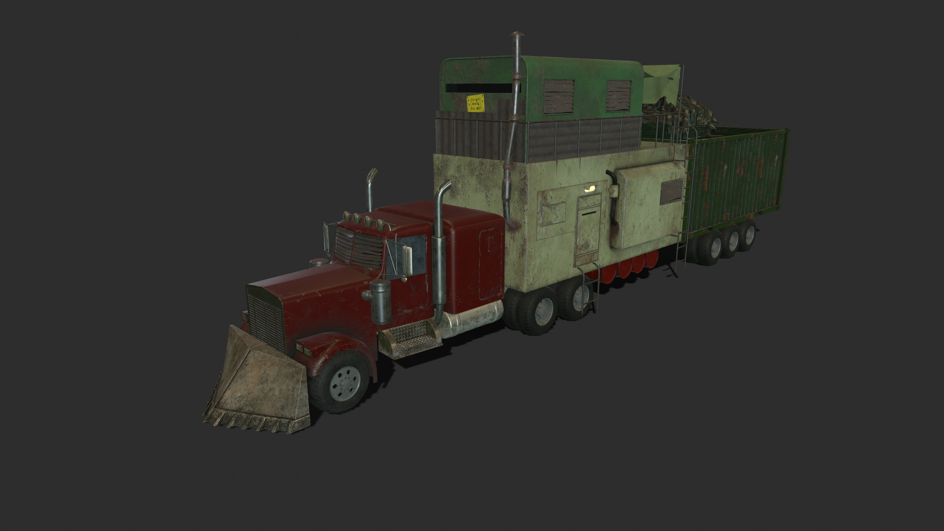 ArtStation - Post apocalyptic truck