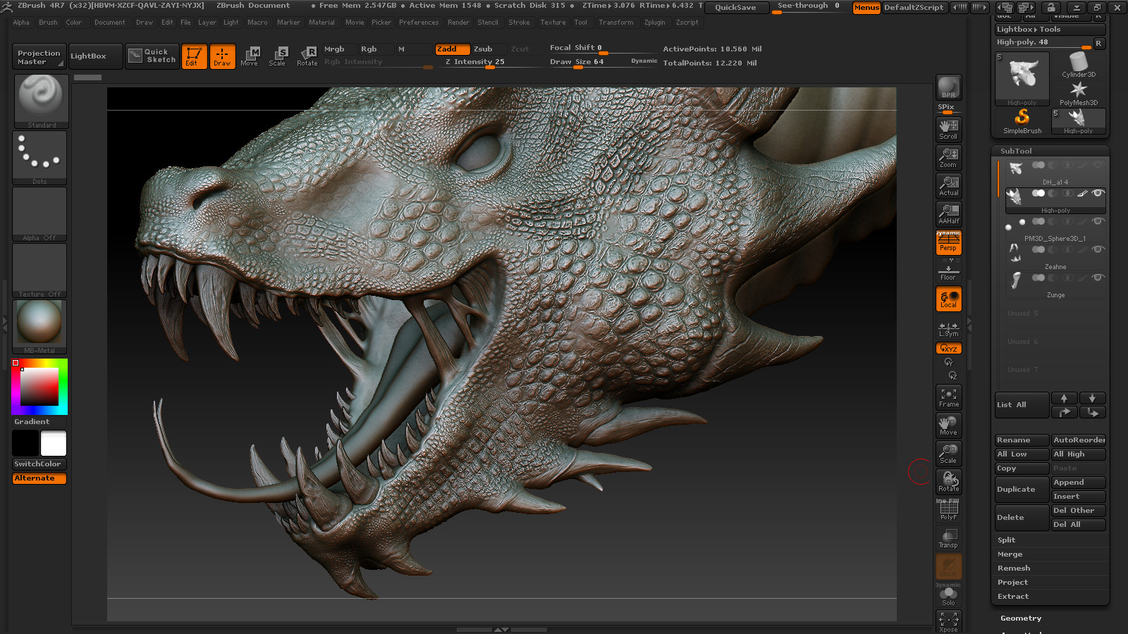 ArtStation - Dragon head