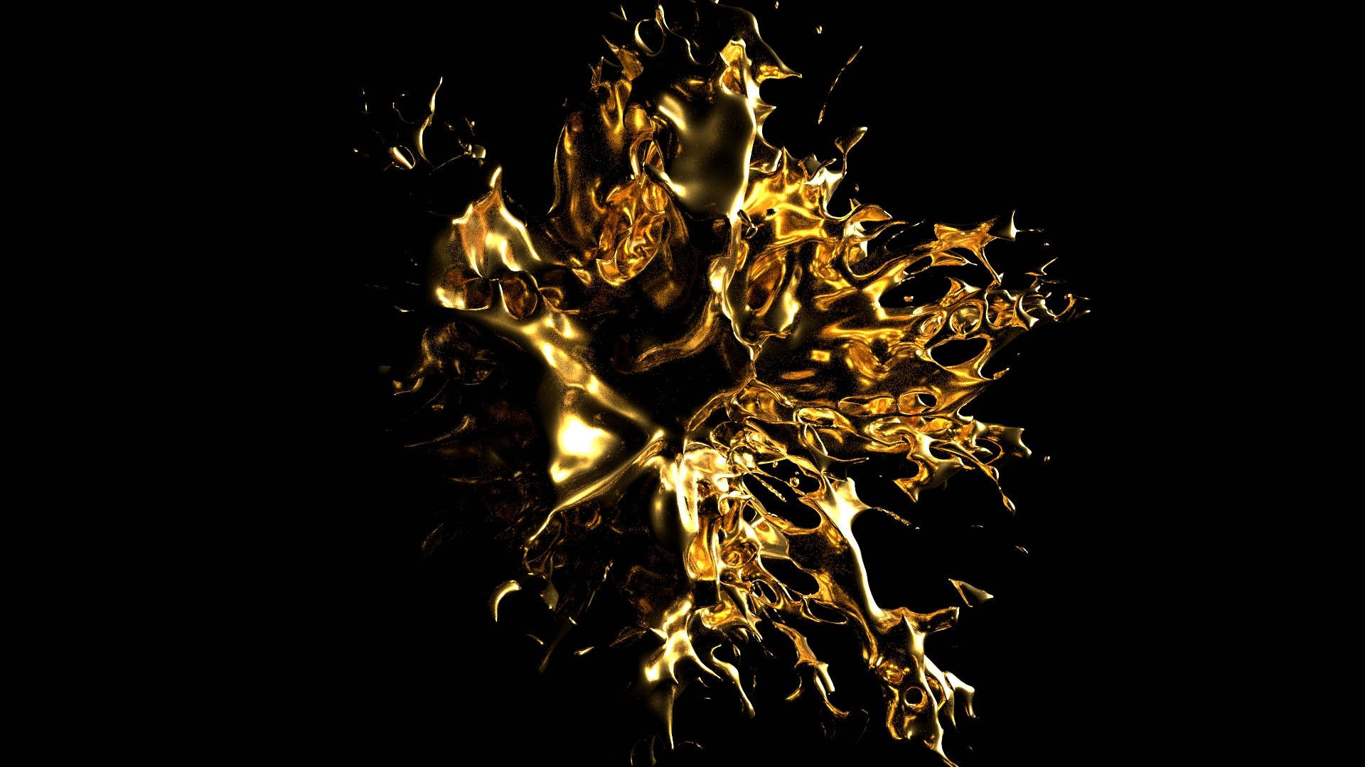 ArtStation - Gold Abstract