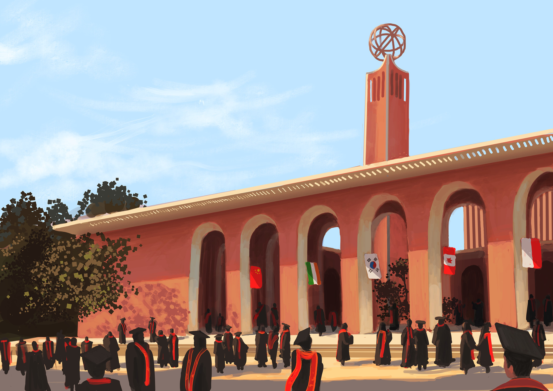 ArtStation - USC Graduation Day