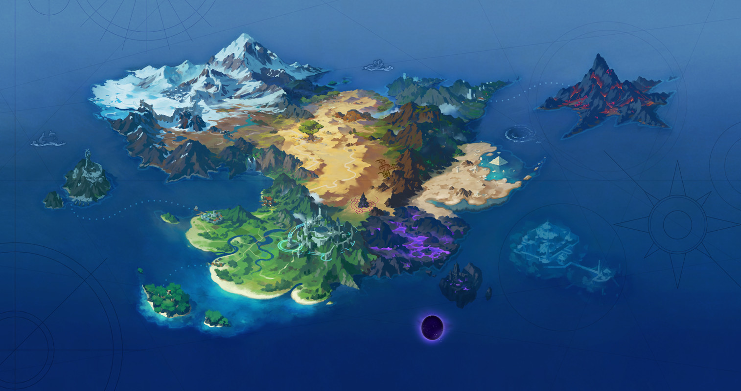 ArtStation - the world map