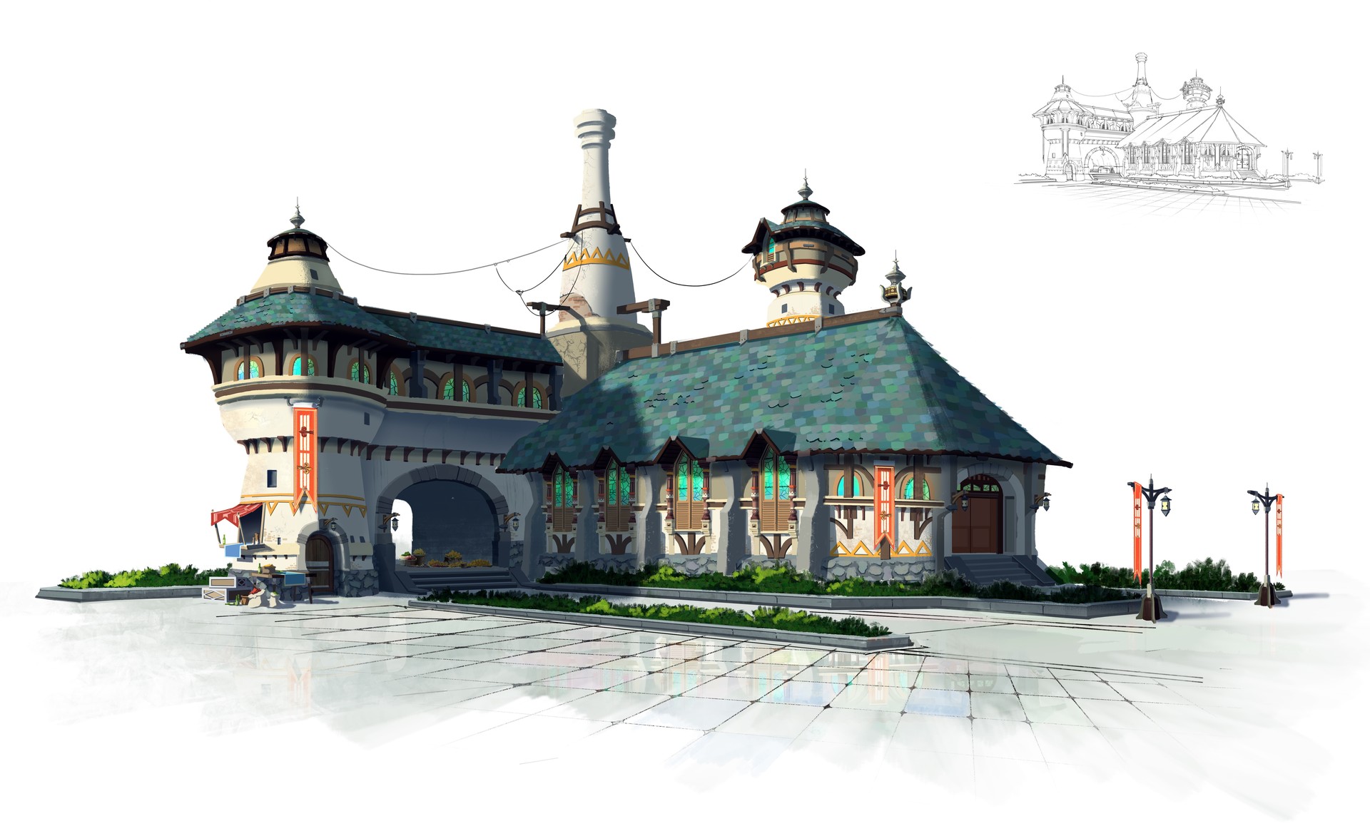 ArtStation - Scene Architectural Design