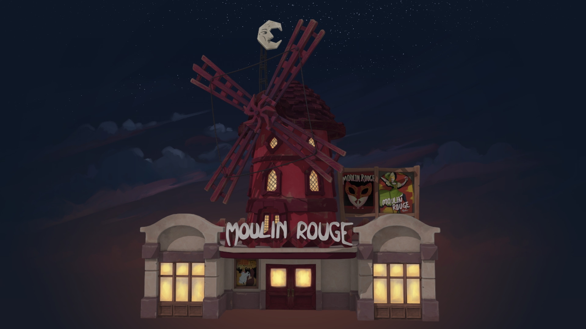 ArtStation - Moulin Rouge