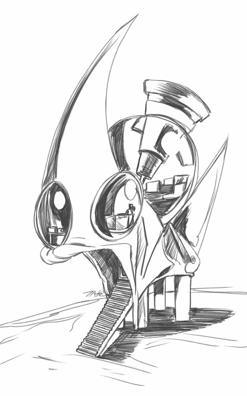 ArtStation - Daily Sketch: Observatory