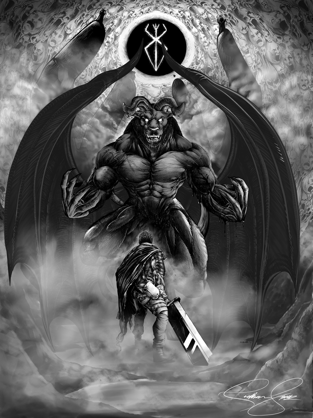 Stephen Spinas - Berserk: Guts vs Zodd
