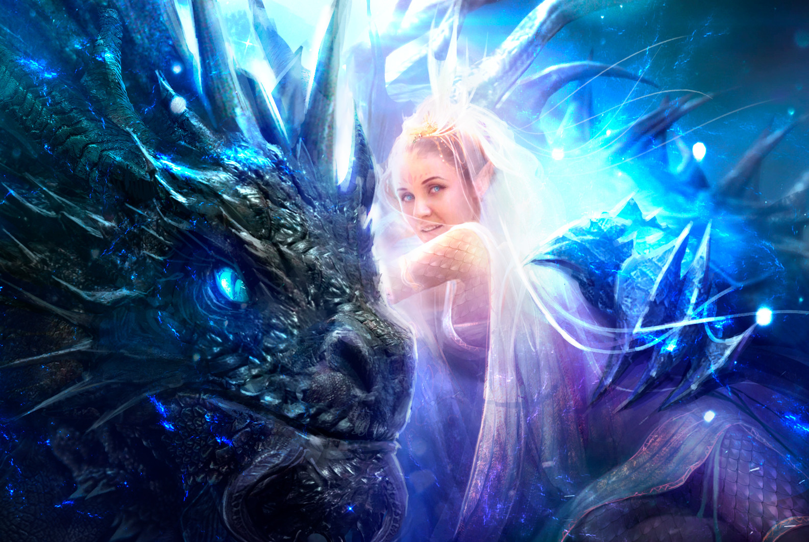 ArtStation - Dragon and Princess