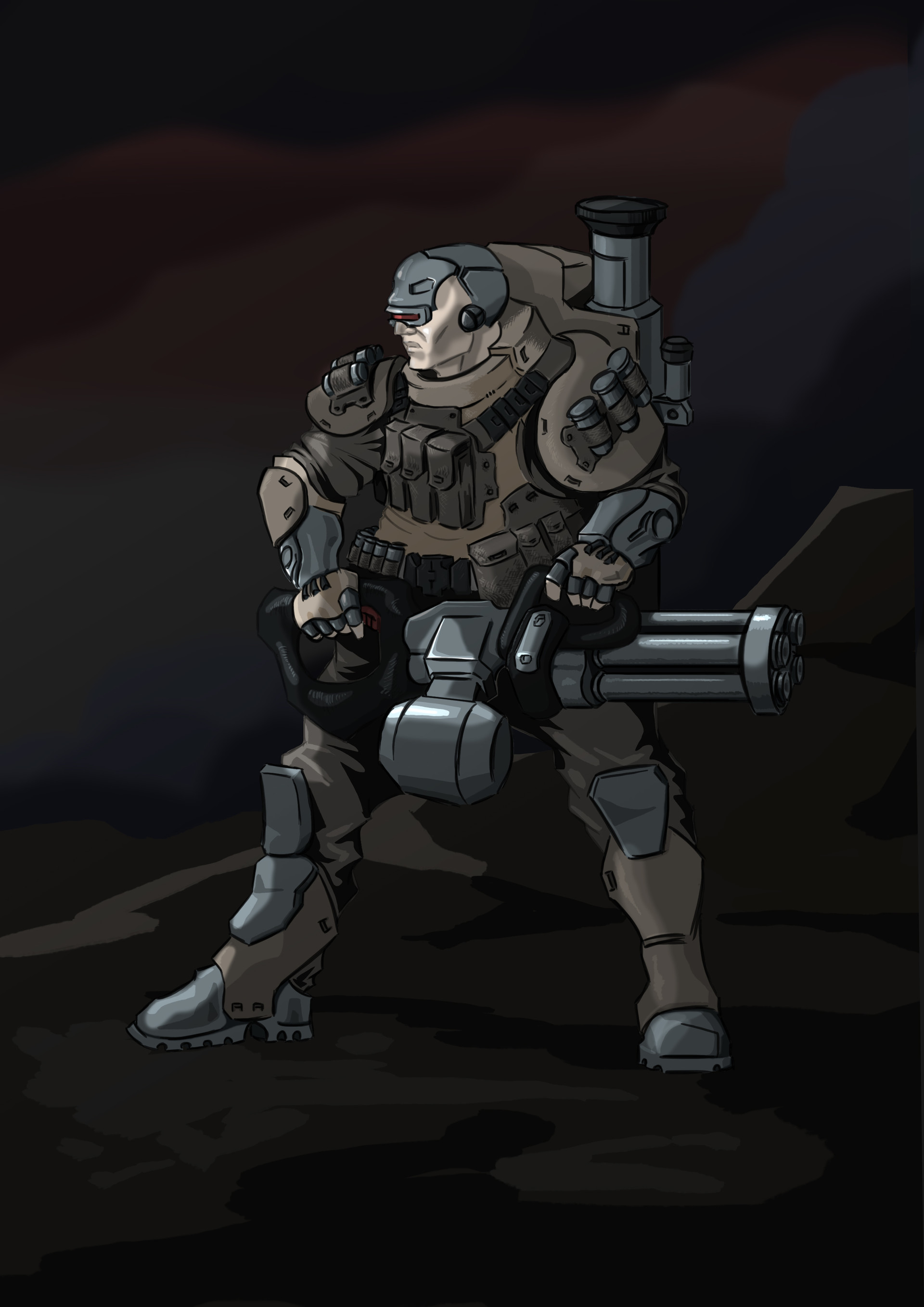 ArtStation - Heavy Cyborg