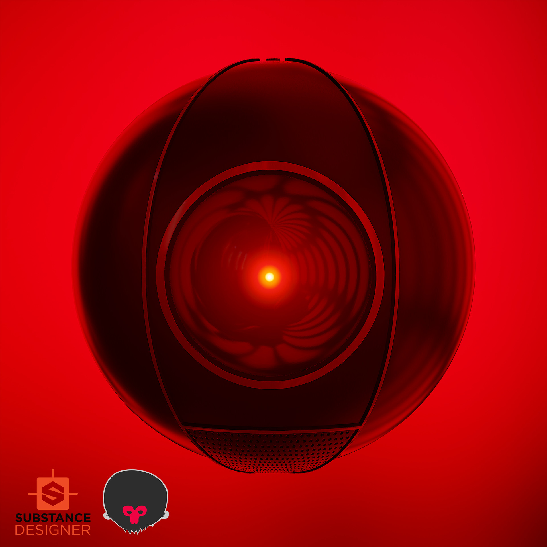 ArtStation - Hal 9000 - I'm sorry Dave