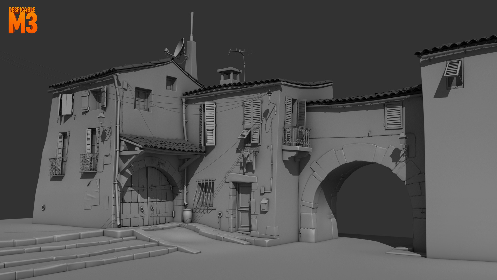 ArtStation - Pub Ext Houses