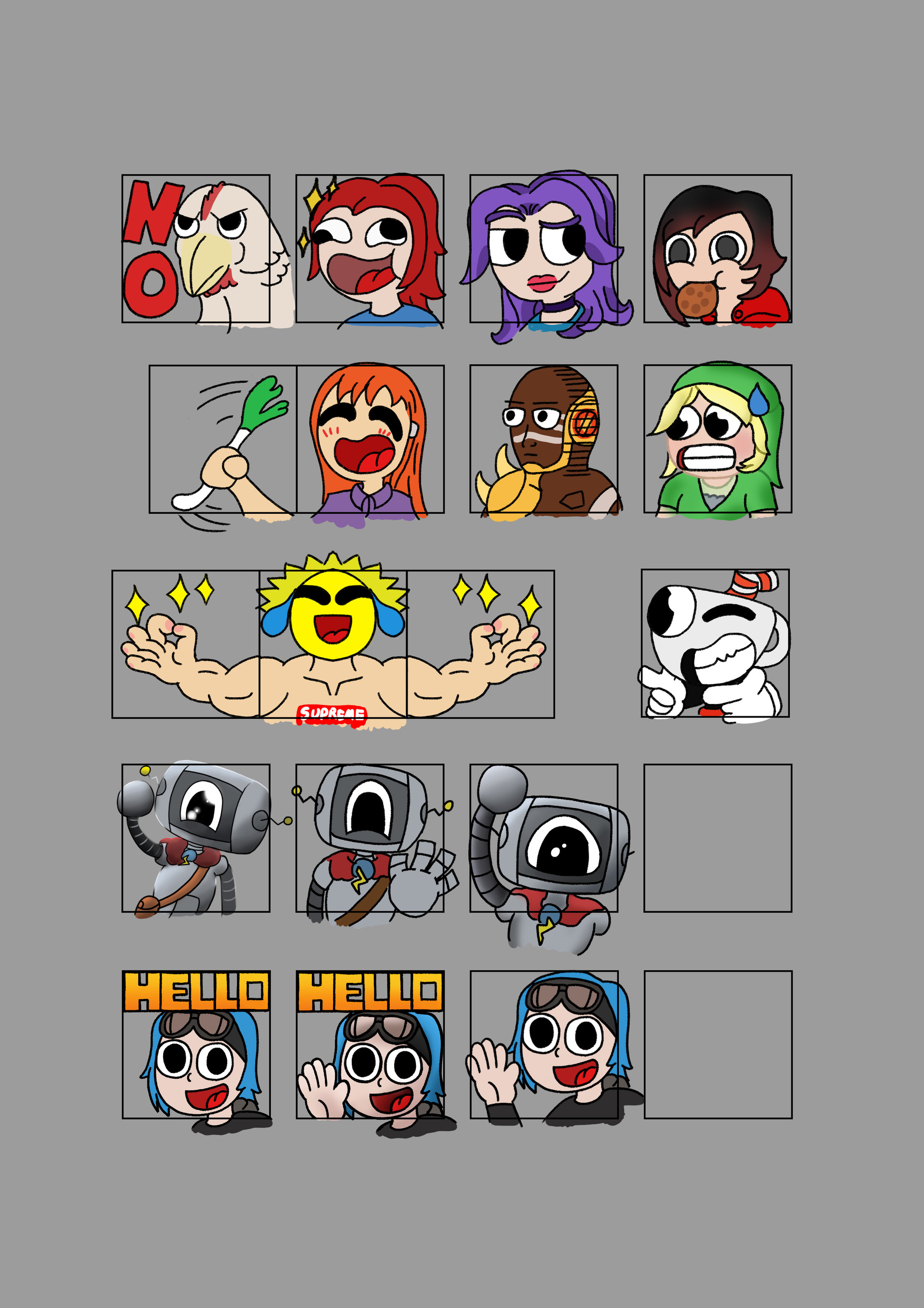 ArtStation - Emote pack 1