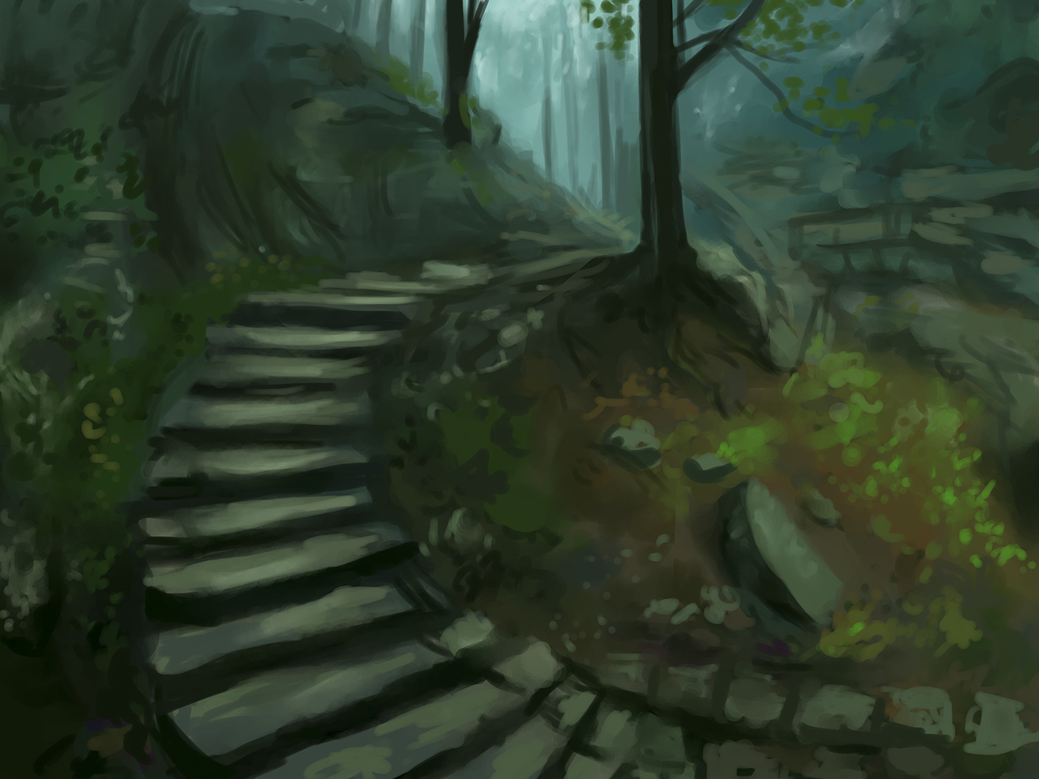 ArtStation - Fast scenario practice