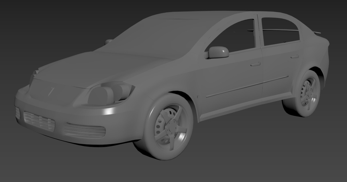 ArtStation - Pontiac G5 2007 (WIP)