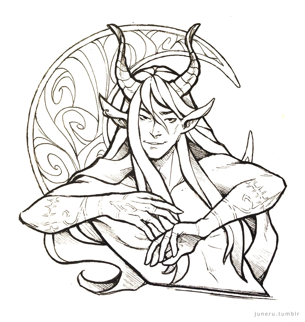 how to draw horns tumblr